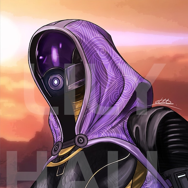 Mass Effect Tali Art - Etsy