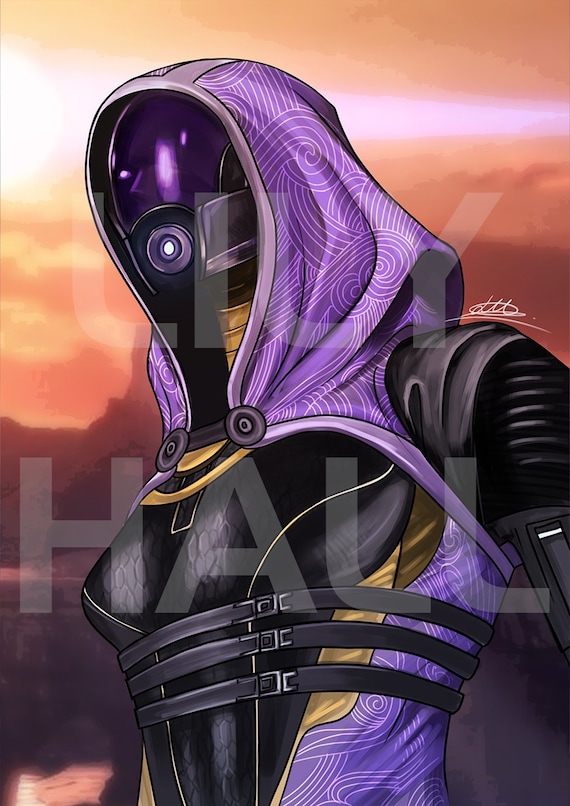 Tali'zorah Vas Normandy Mass Effect Art Print A4 - Etsy
