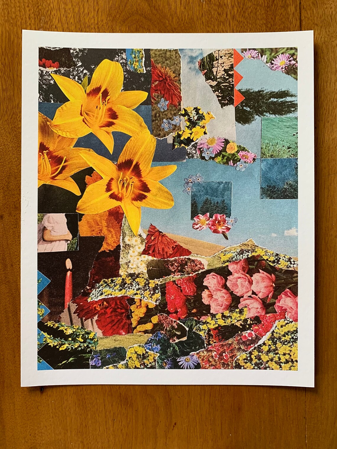 Collage Print summertime - Etsy UK