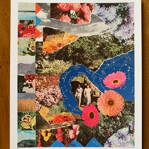 Collage Print - “star Guide” - Etsy