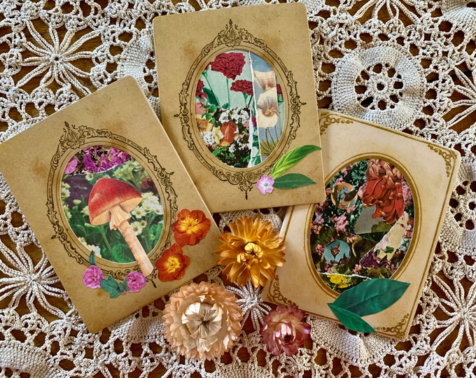 Set of Three Mini Collages - Etsy