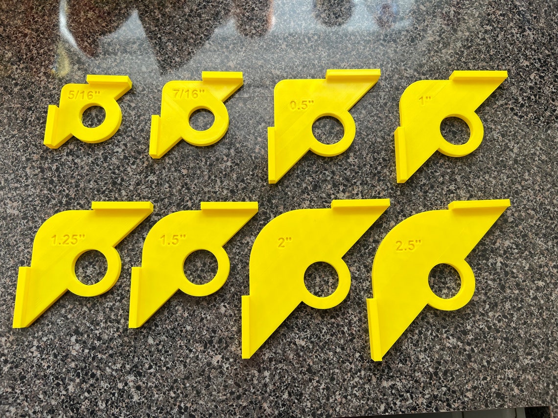 8 Pc Router Corner Radius Jig - Etsy