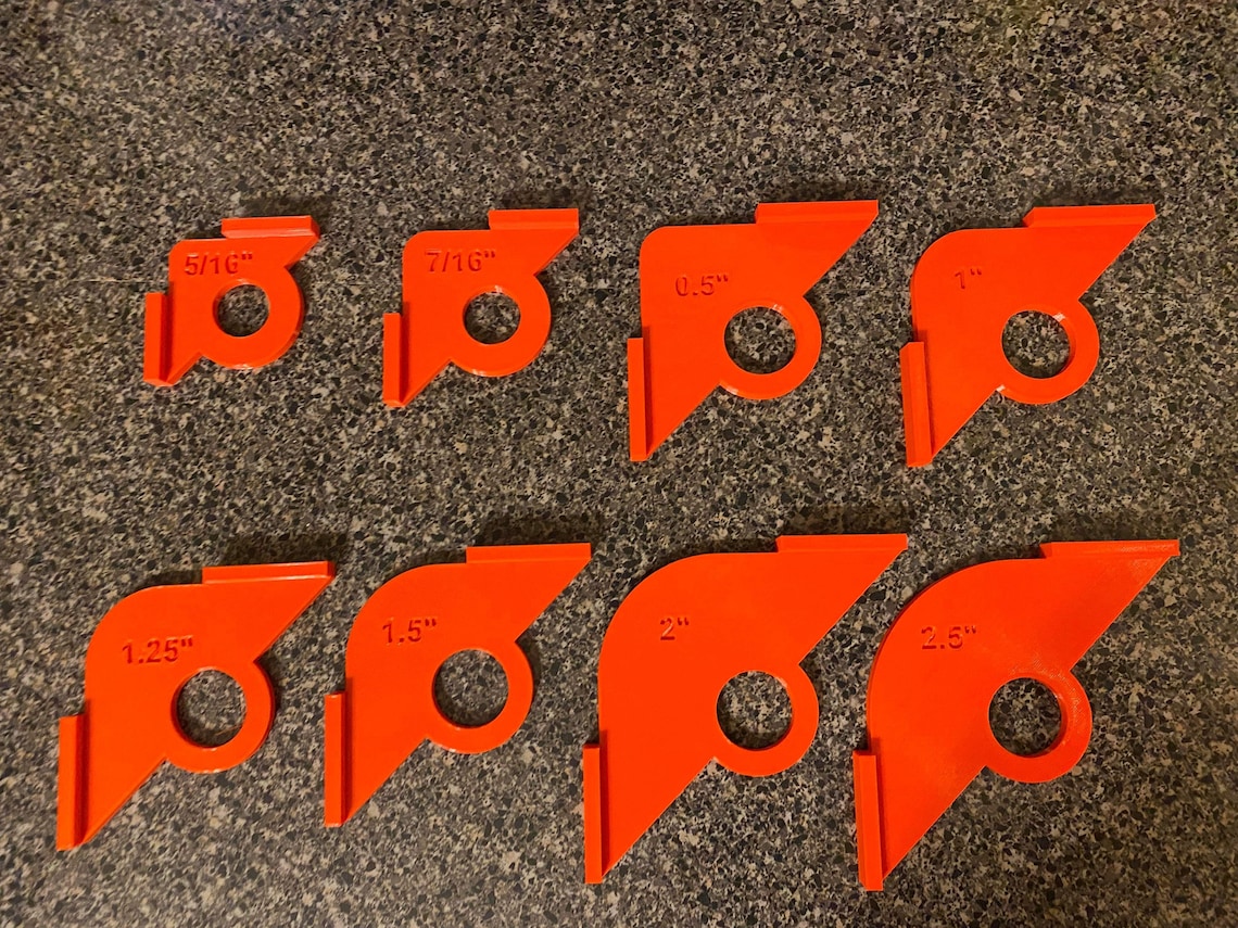 8 Pc Router Corner Radius Jig - Etsy