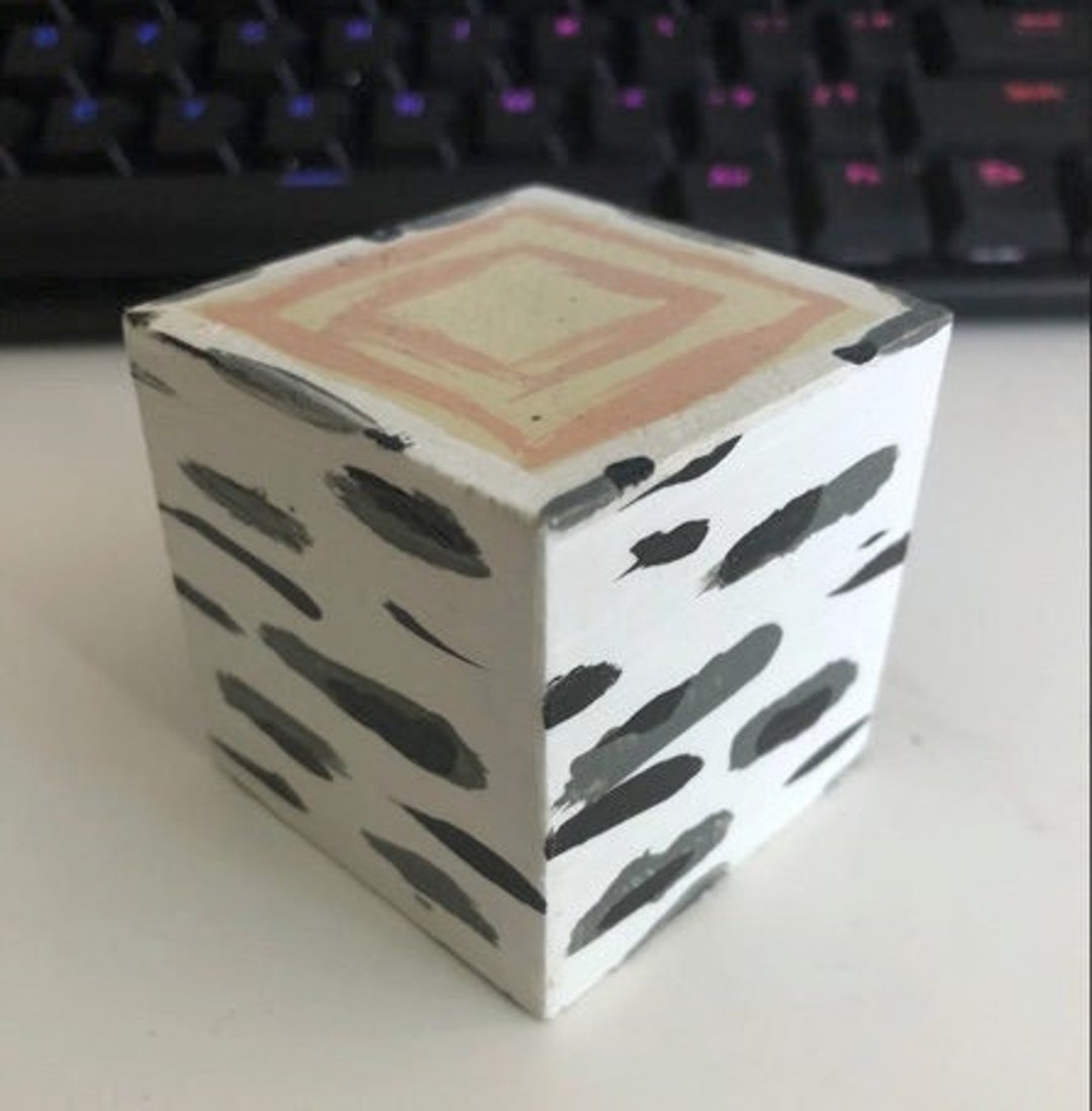 Custom Minecraft Block Woodblock - Etsy