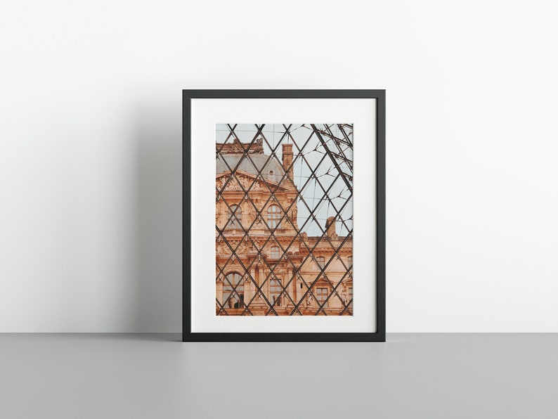 Louvre Pyramid Sunrise Paris France Photography Print Download - Etsy