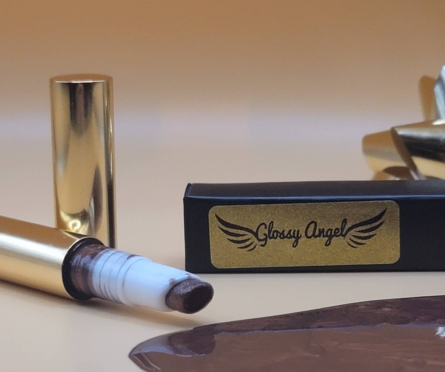 Lip Gloss - Glossy Angel - Crucible Red - Cosmetic - Makeup - Lip ...