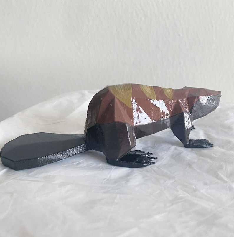 Old School Runescape Beaver Woodcutting Pet 3D Printed Hand-painted ...