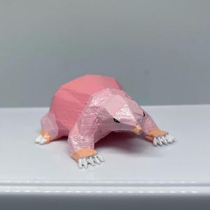 Old School Runescape Giant Mole & Baby Mole-rat Pet 3D Printed Hand ...