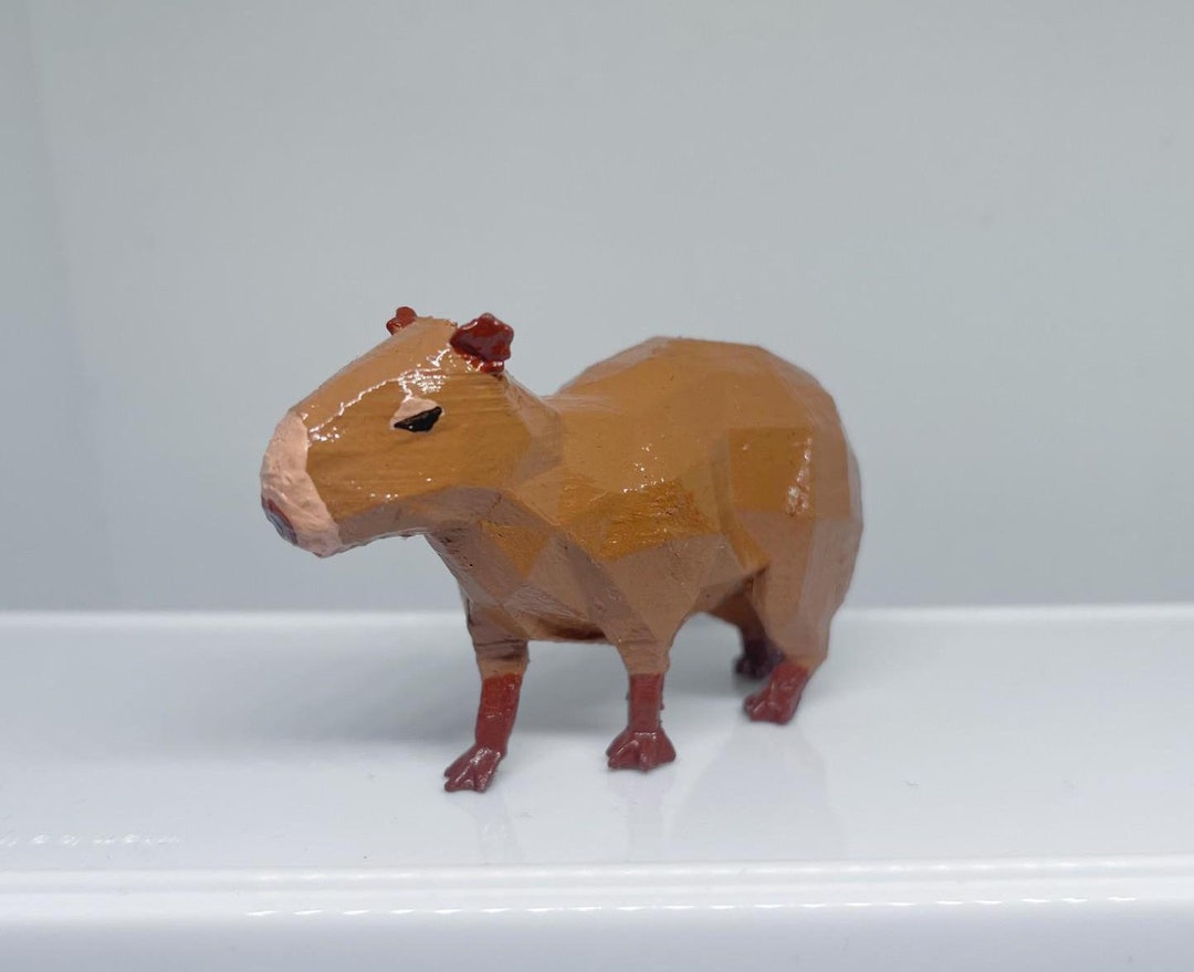 Old School Runescape Miniature Capybara 3D Printed Hand-painted Model ...