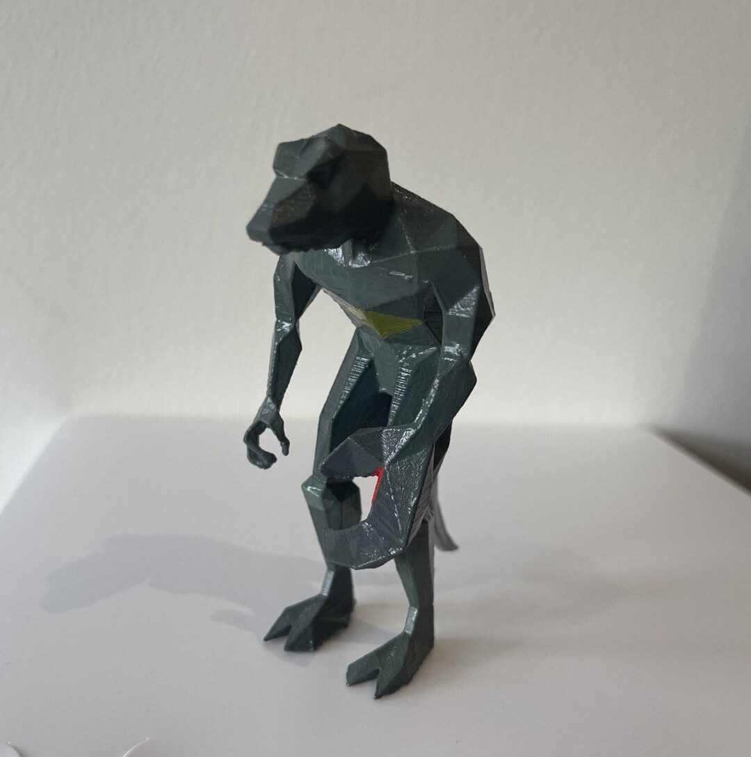 Old School Runescape Dagannoth Rex 3D Printed Hand-painted Model OSRS ...