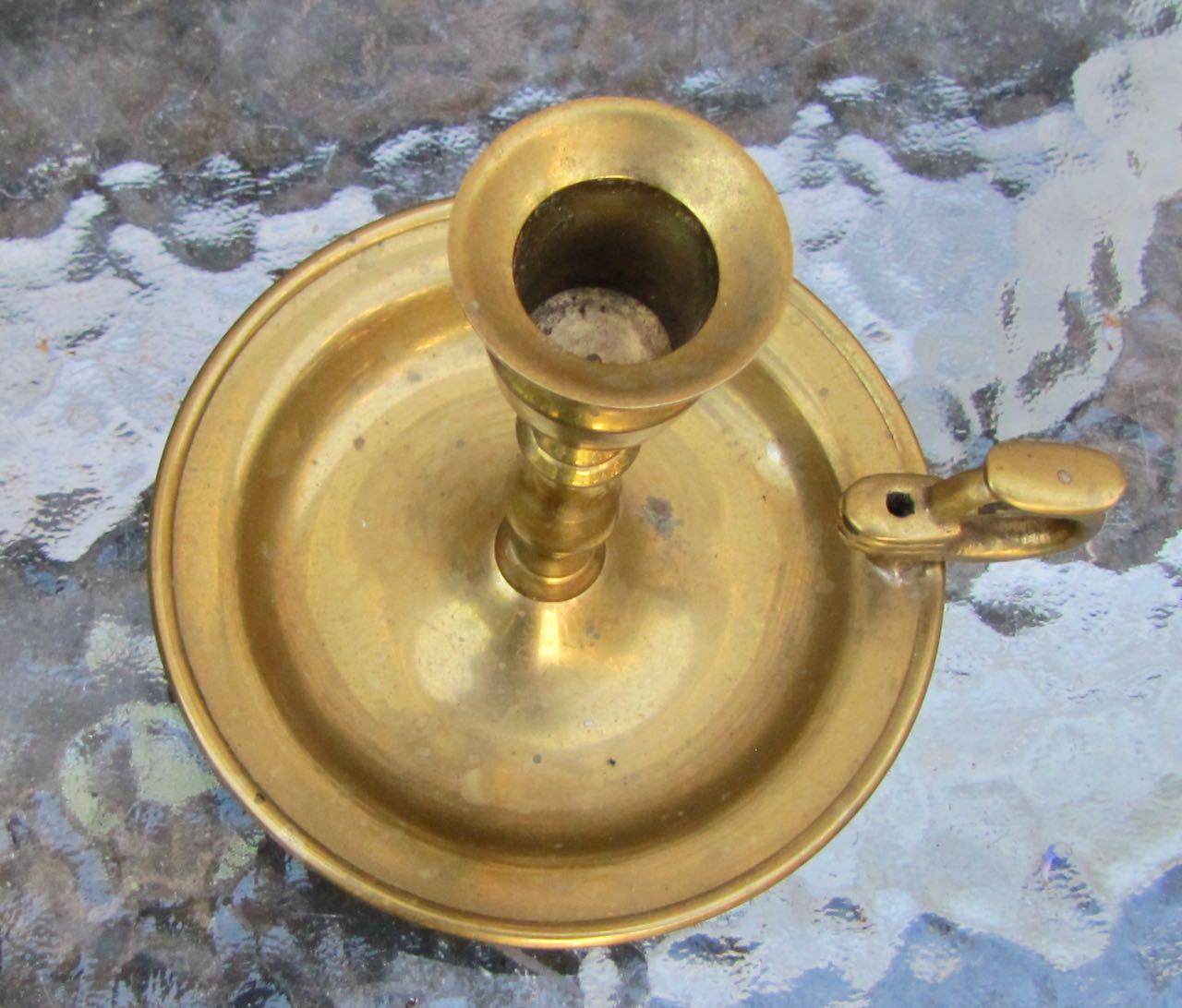 Vintage Brass Chamber Candle Holder, With Loop Handle and Drip Tray - Etsy