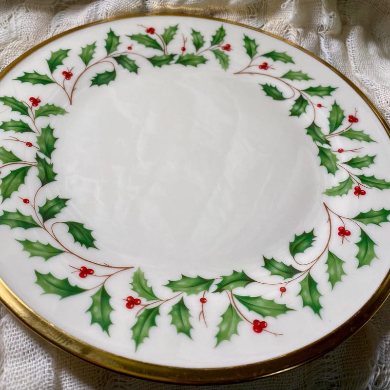 Lenox Salad Plate Holiday - Etsy