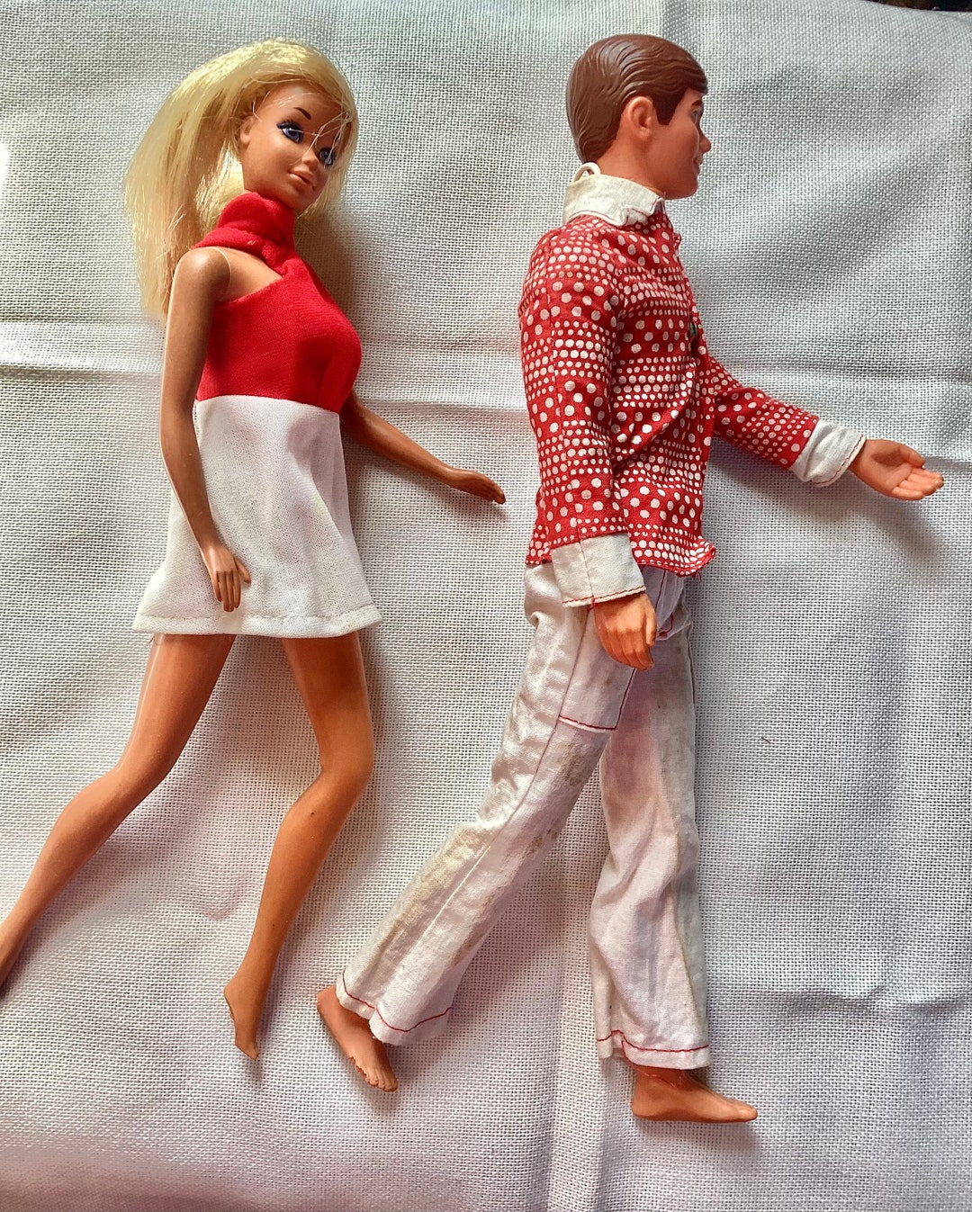 Early 1970's Bendable Leg Ken and Malibu Skipper, Extra Clothes, - Etsy