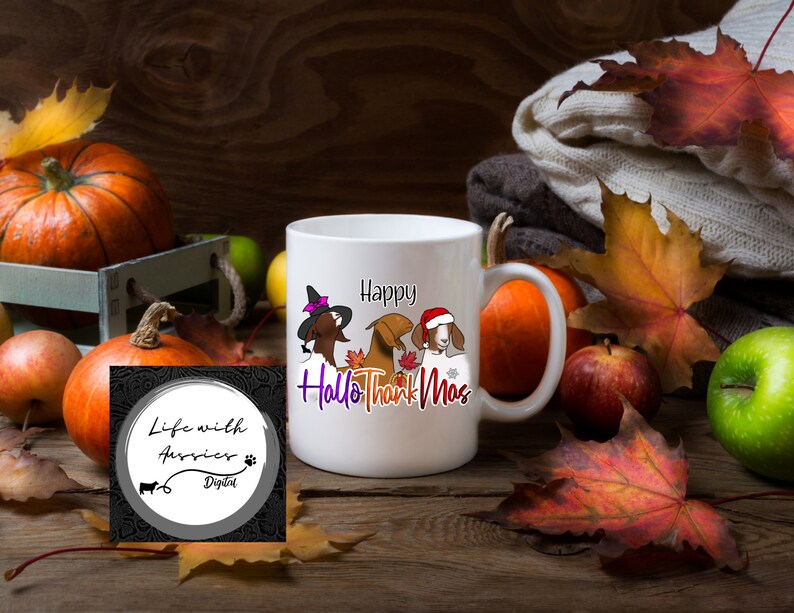 Hallo Thank Mas With Goats, Show Goat, Stock Show, Instant Digital ...