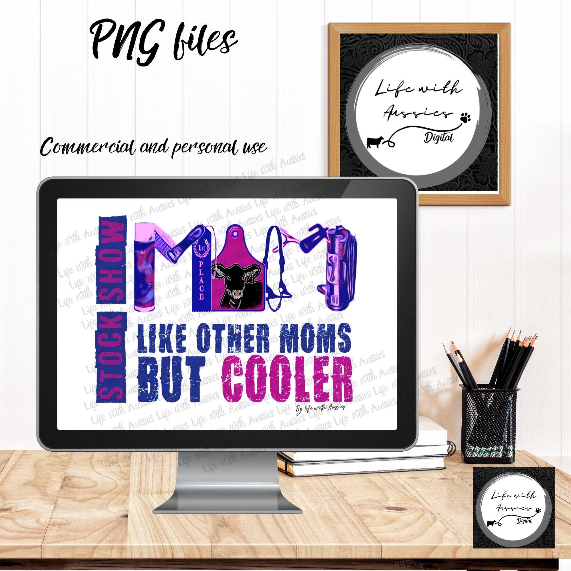 Show Mom Cow, Show Cattle, Stock Show, Instant Digital Download ...