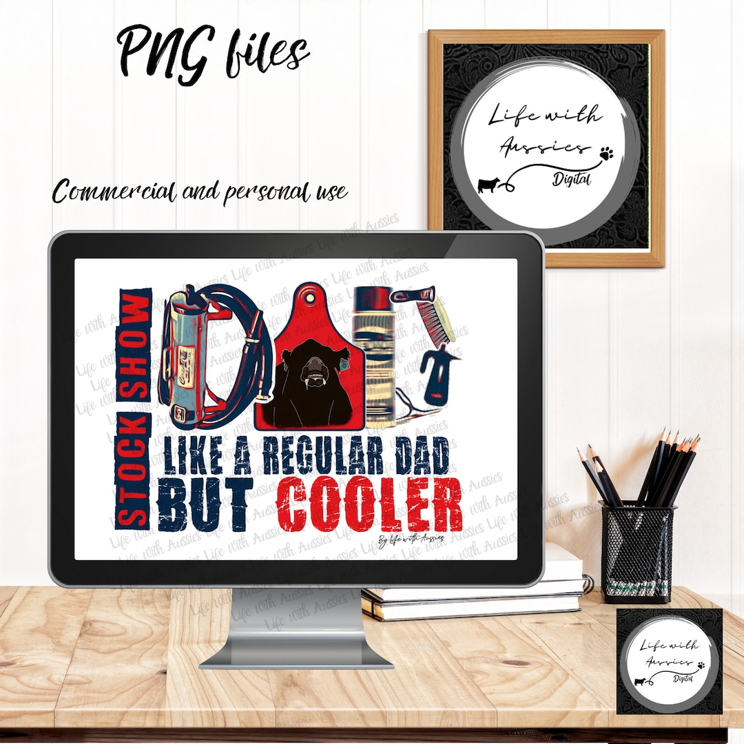 Show Dad Cow, Show Cattle, Stock Show, Instant Digital Download ...