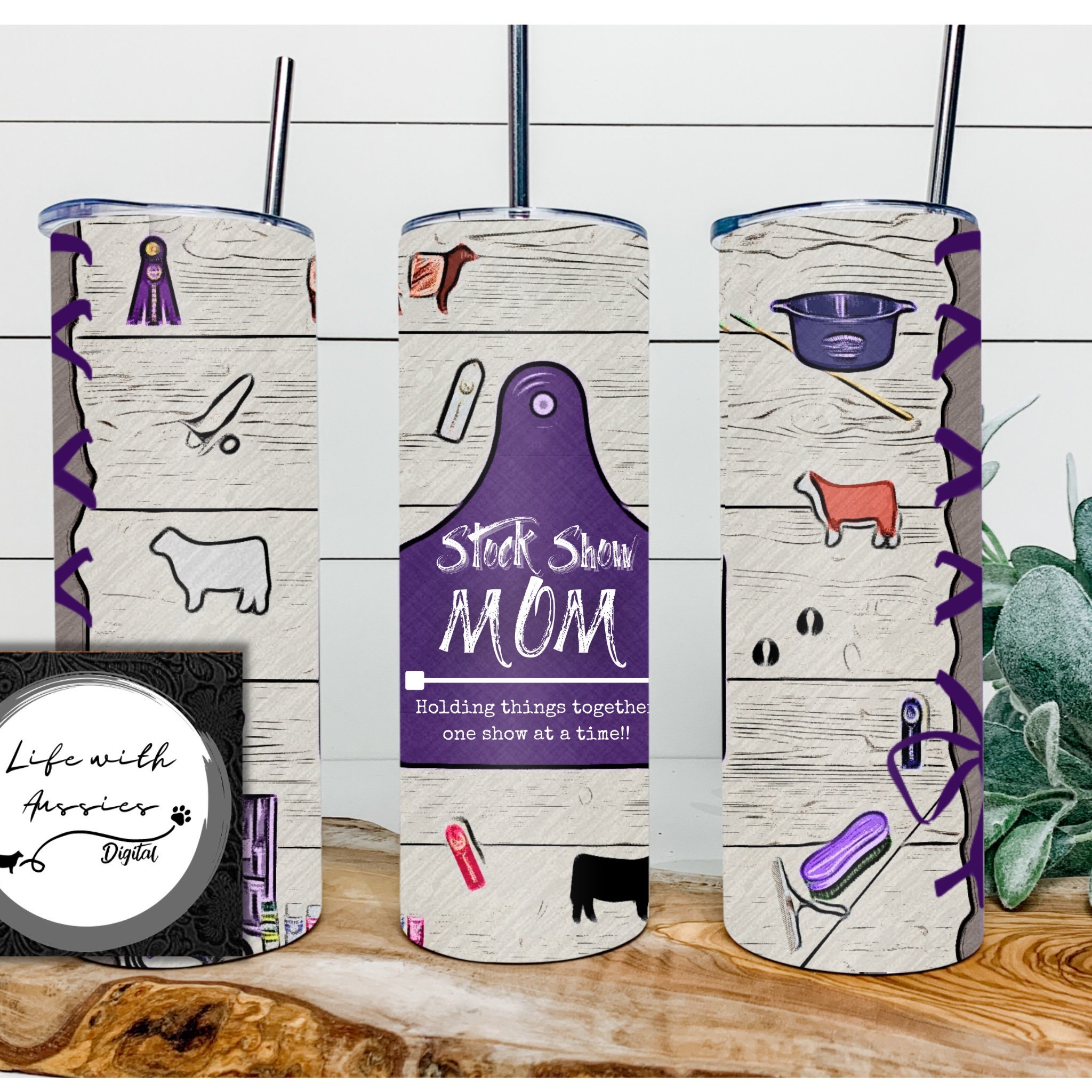 Stock Show Mom Bundle, 5 Png Files, Instant Digital Download, Livestock ...