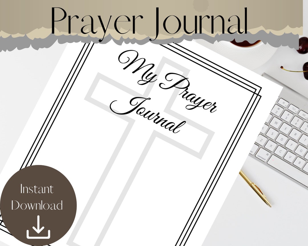 PRAYER JOURNAL, Bible Study Printable, Faith Based Journaling, Bible ...