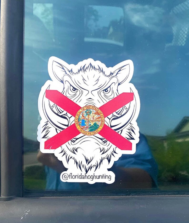 Florida Hog-hunting Decal - Etsy