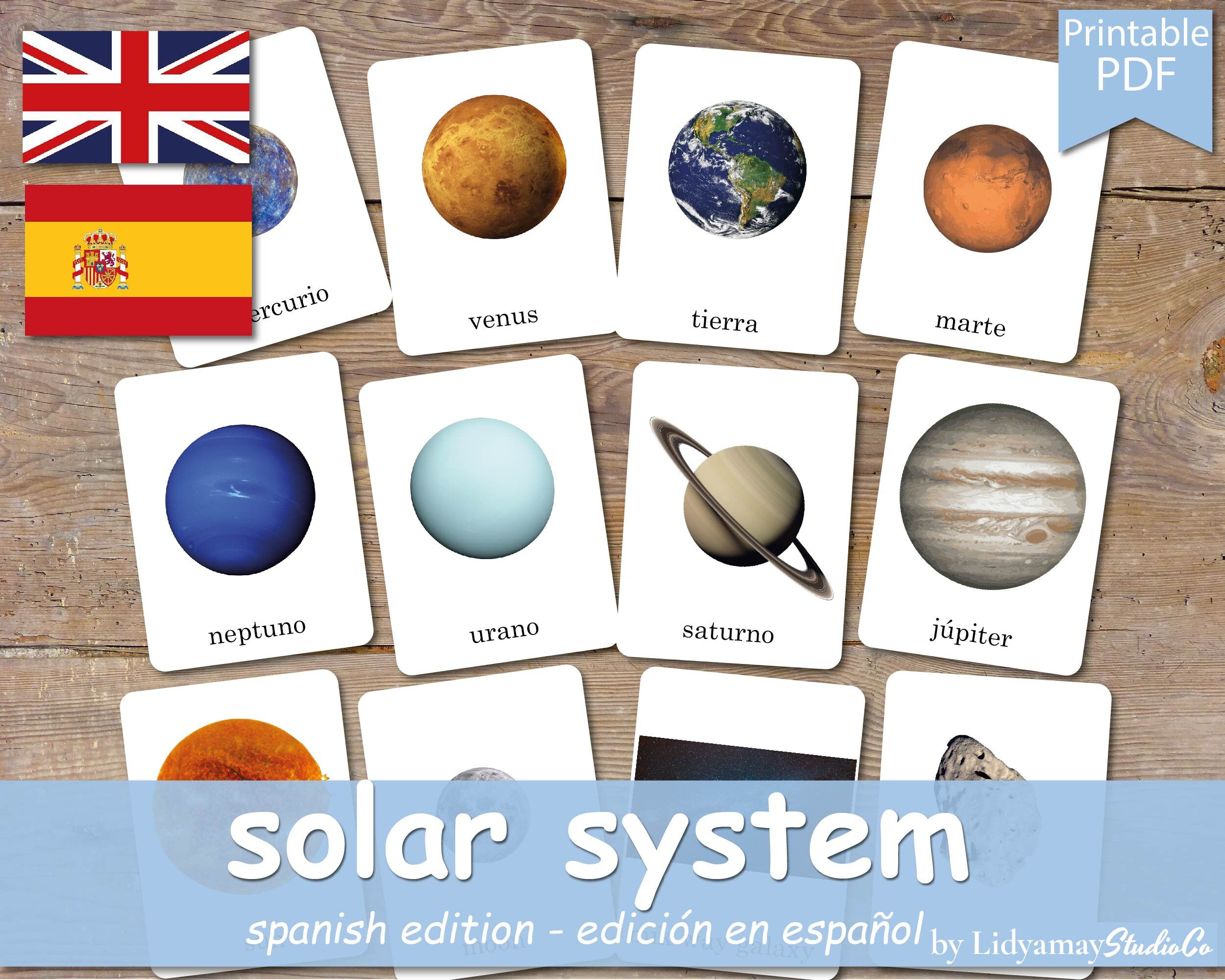 Solar System In Spanish