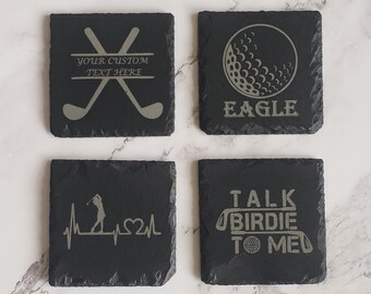 Golf Drink Coasters - Etsy