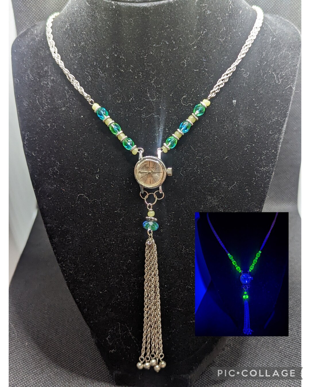 Vintage Watch Uranium Neclace - Etsy