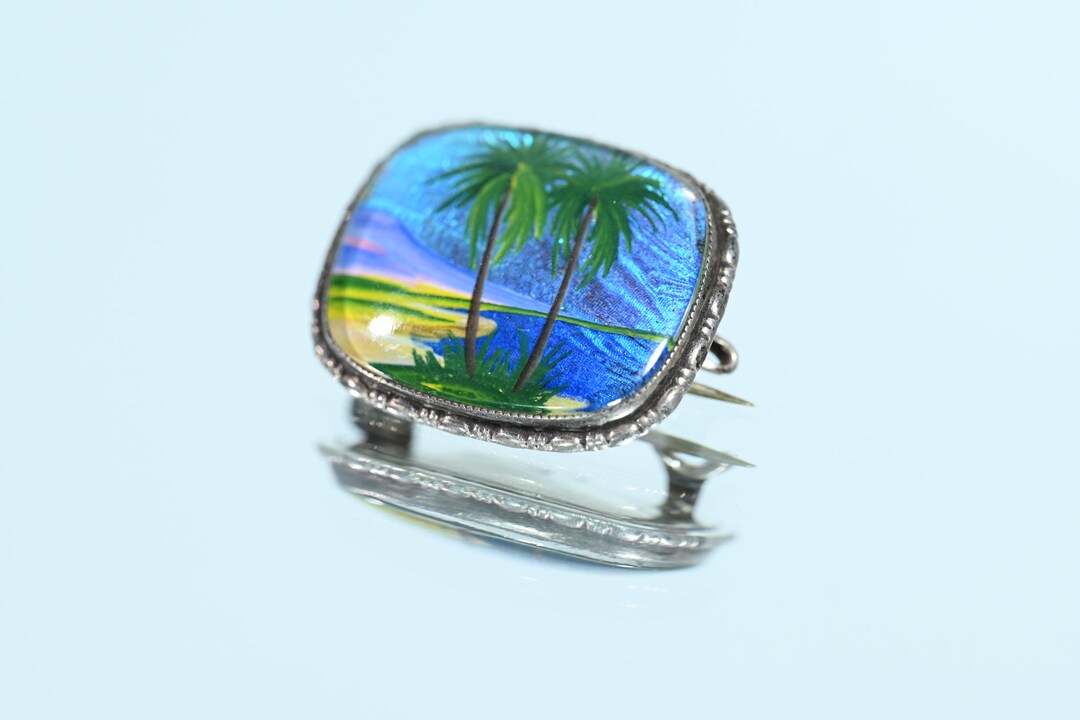 England THOMAS L MOTT Art Deco Butterfly Wing Brooch - Sterling Silver ...