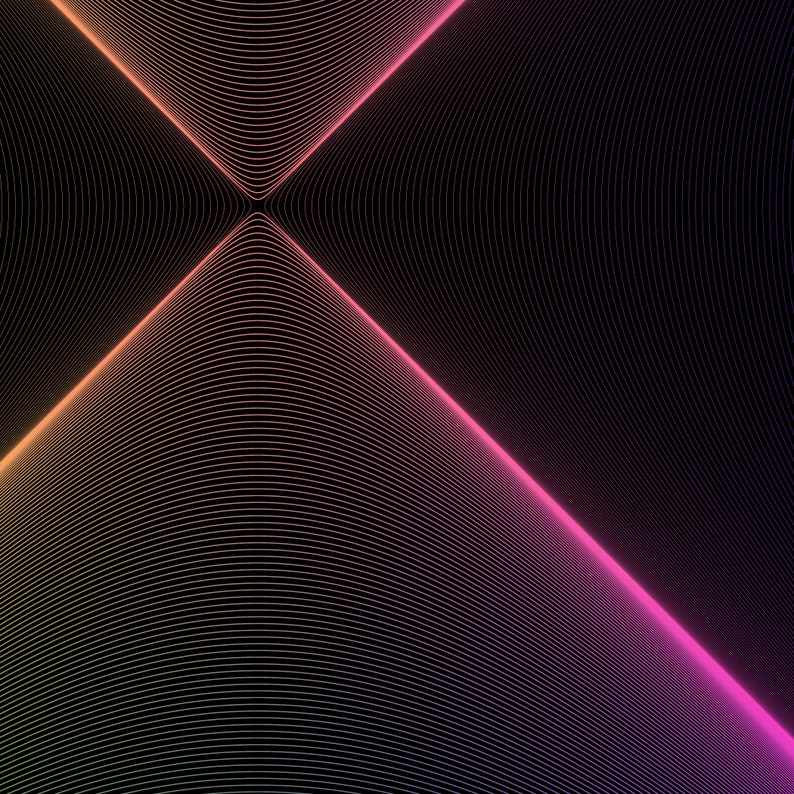 Hyperbolic Energy - Multi-color - Mathematical Art - Created With Math ...