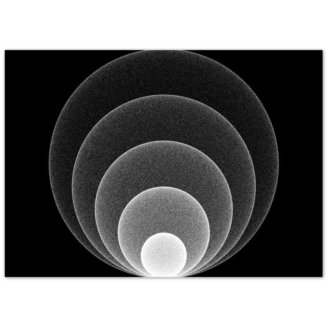 Glowing Spheres - Mathematical Art - Created With Math and Code - 40x28 ...