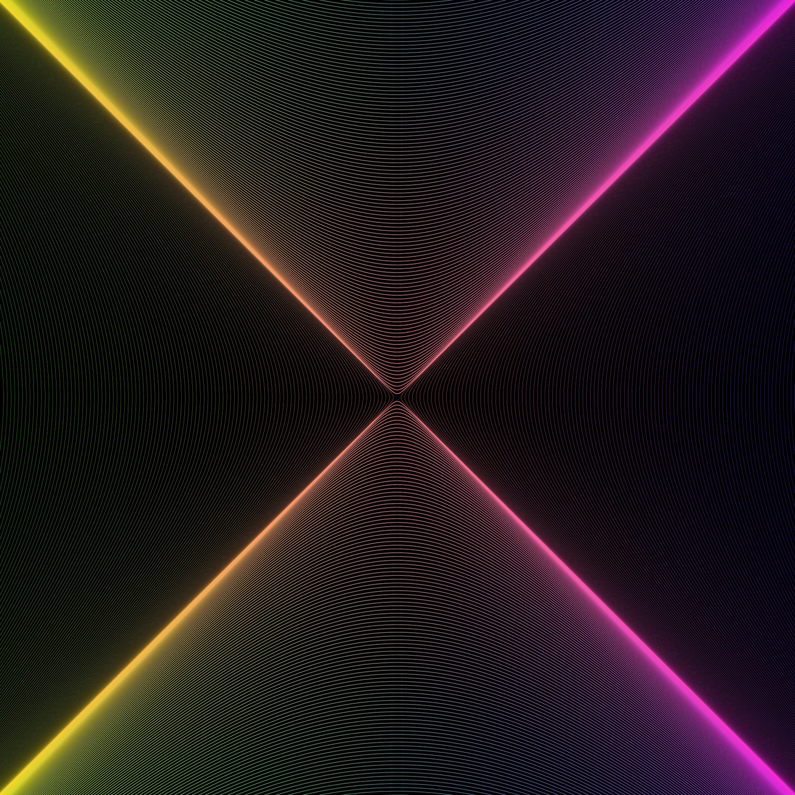 Hyperbolic Energy - Multi-color - Mathematical Art - Created With Math ...