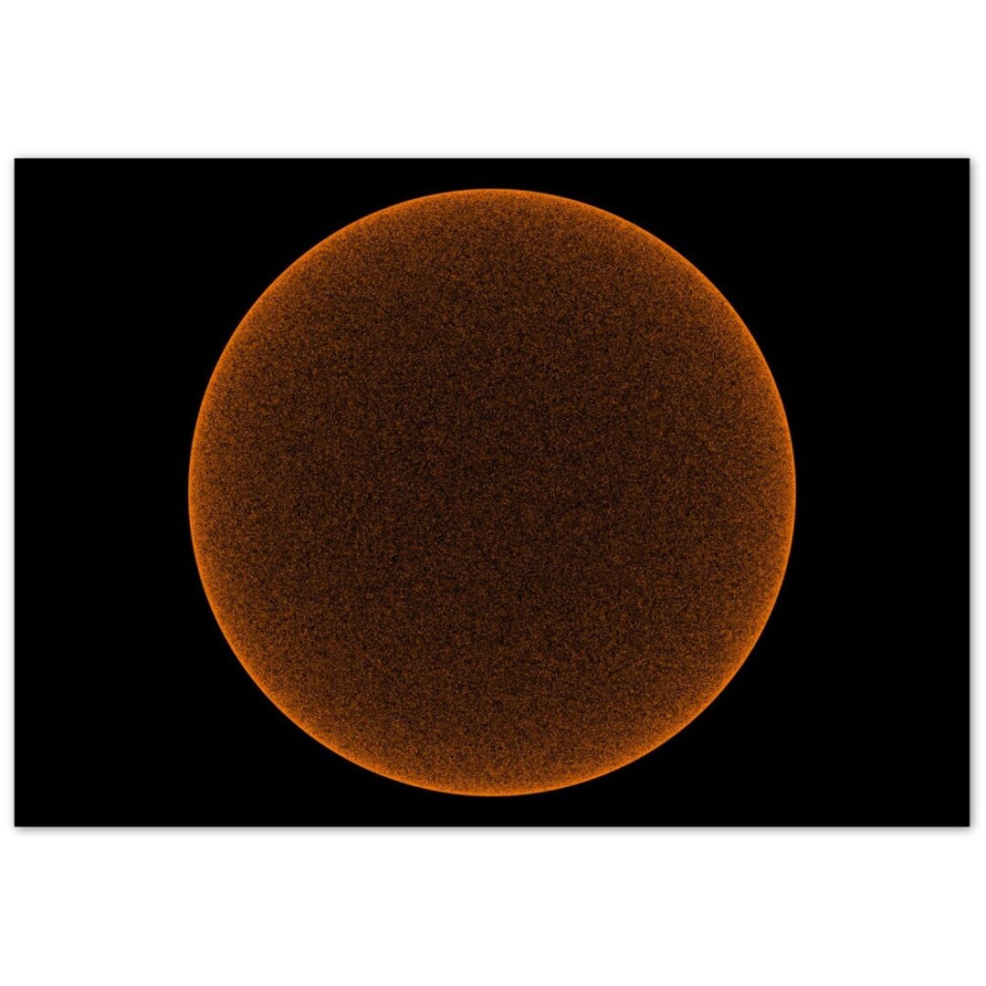 Sun Spots - Orange - Mathematical Art - Created With Math and Code ...