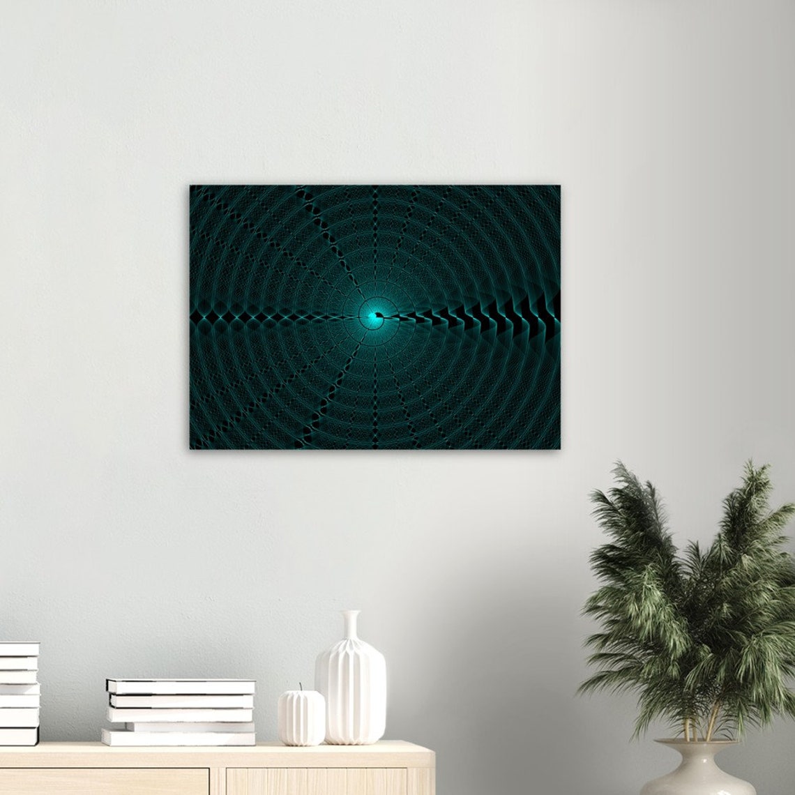 Mathematical Wall Art Math Decor Aluminum Print Polar Equation Spiral ...