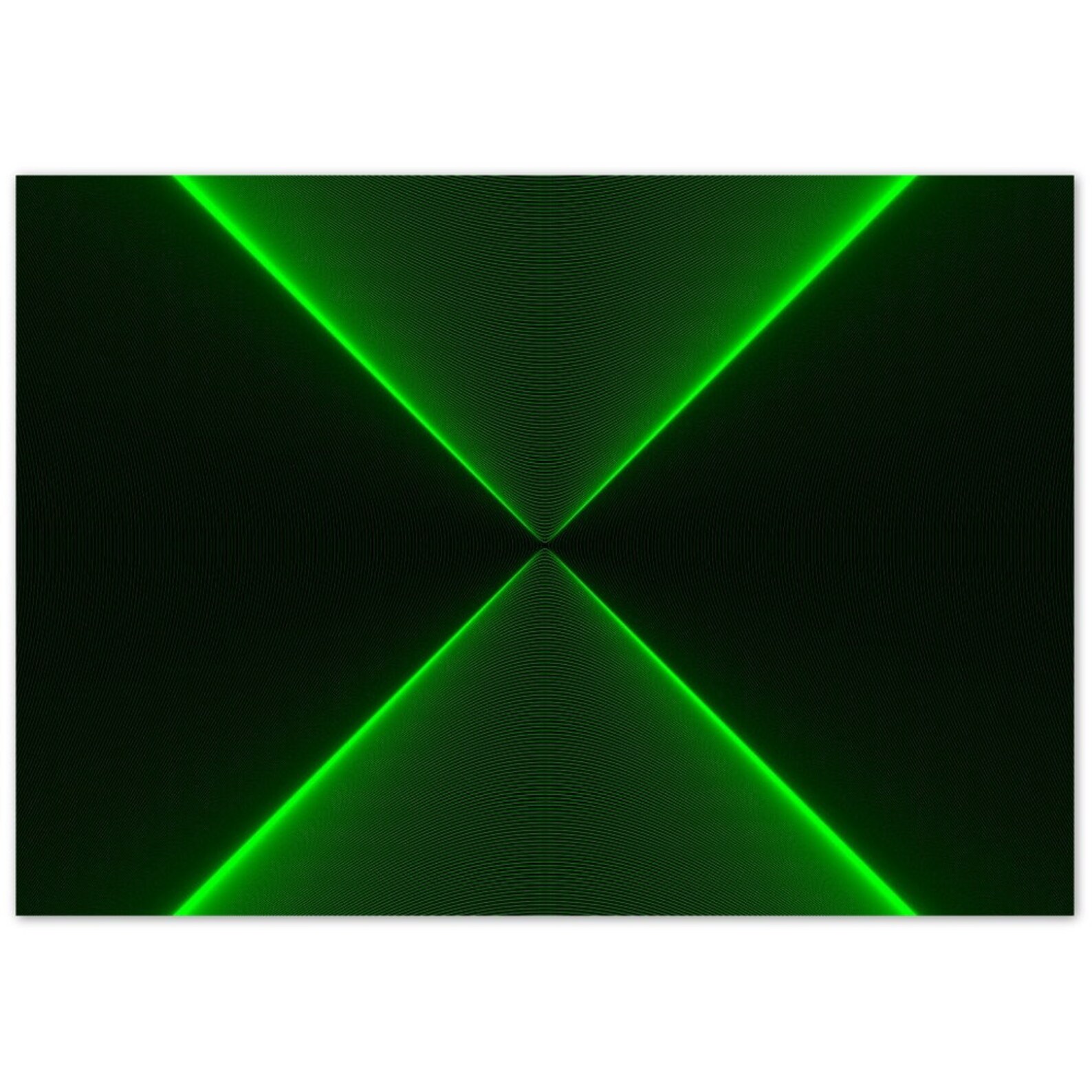 Hyperbolic Energy - Matrix Green - Mathematical Art - Created With Math ...