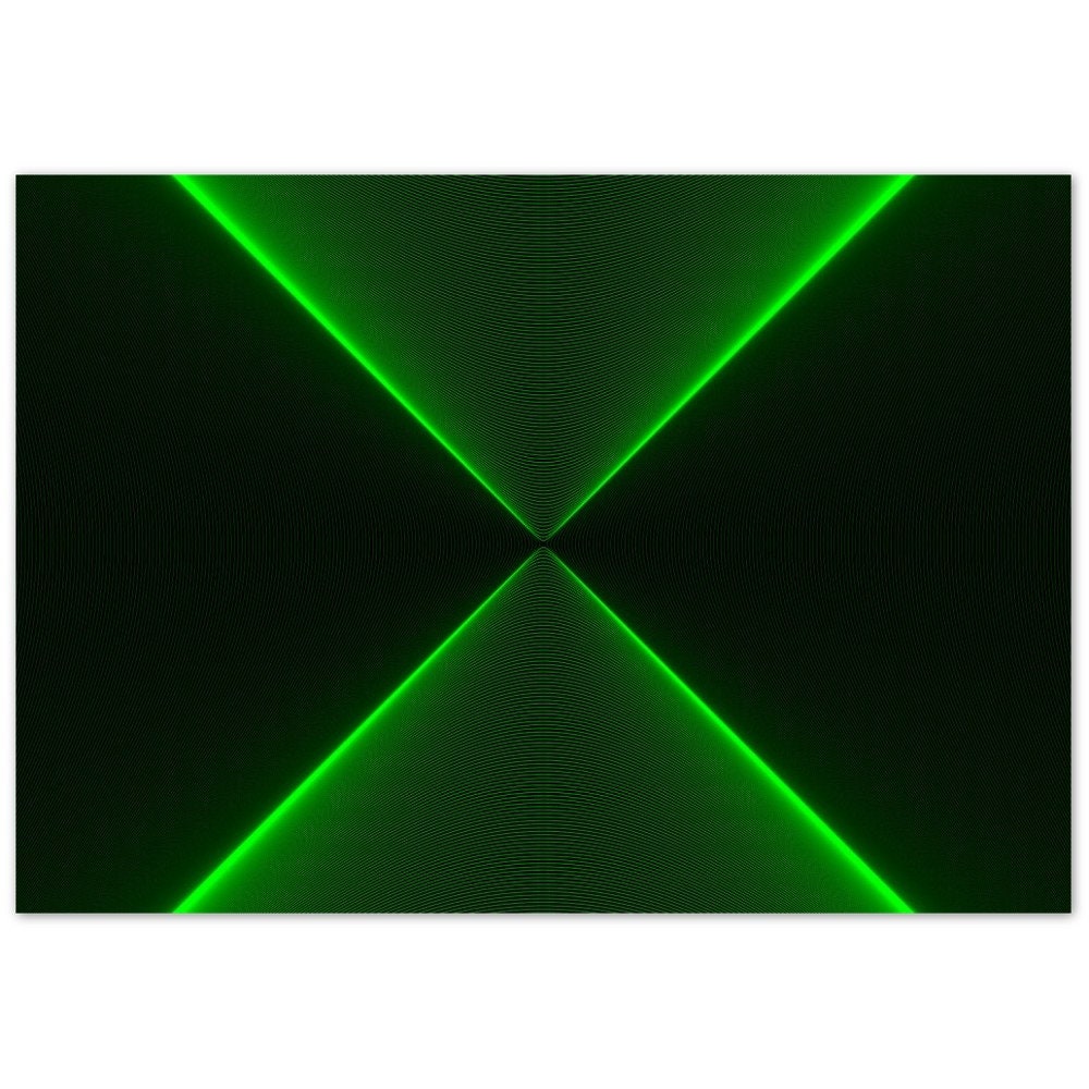 Hyperbolic Energy - Matrix Green - Mathematical Art - Created With Math ...