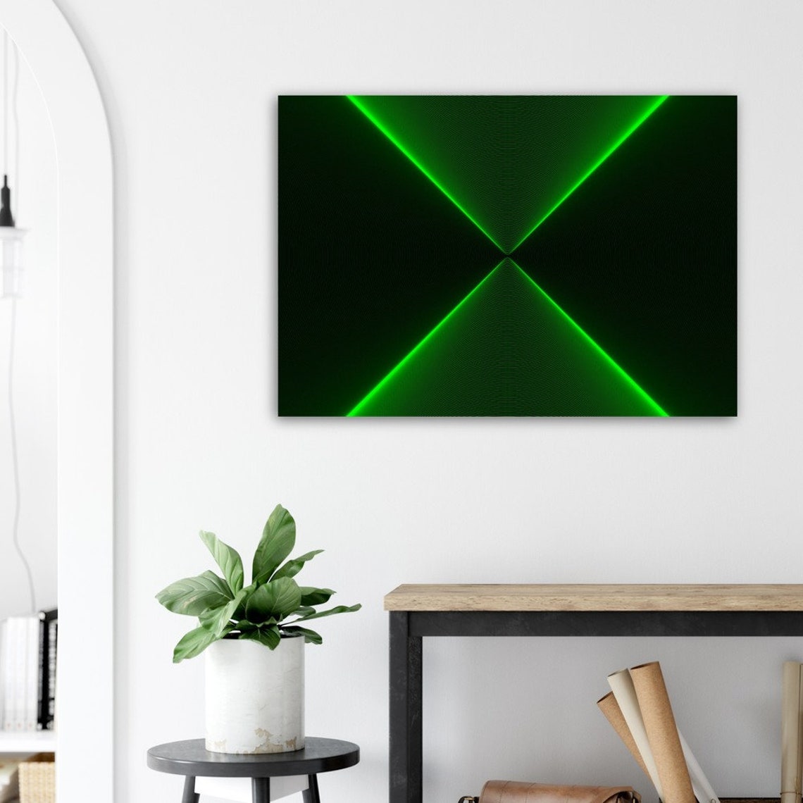 Hyperbolic Energy - Matrix Green - Mathematical Art - Created With Math ...