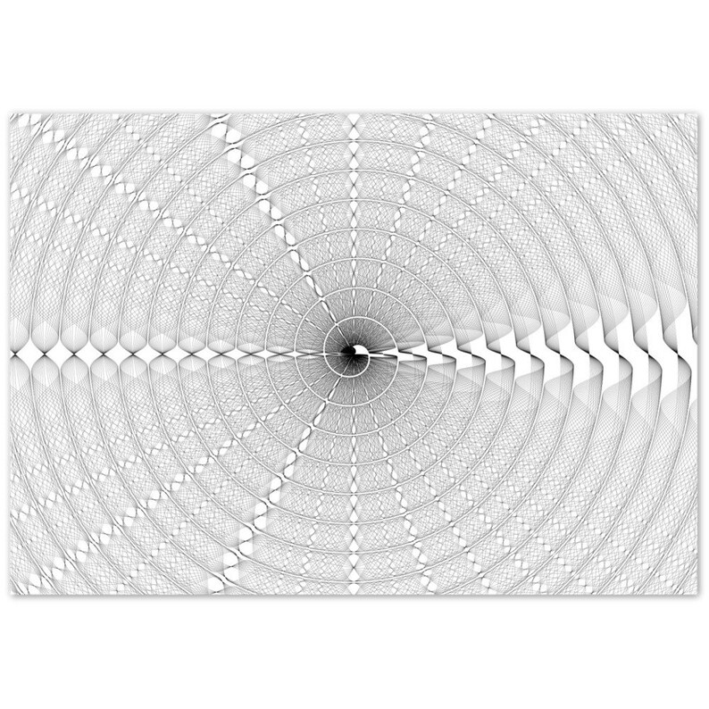 Mathematical Wall Art - Math Decor - Aluminum Print - Polar Equation ...