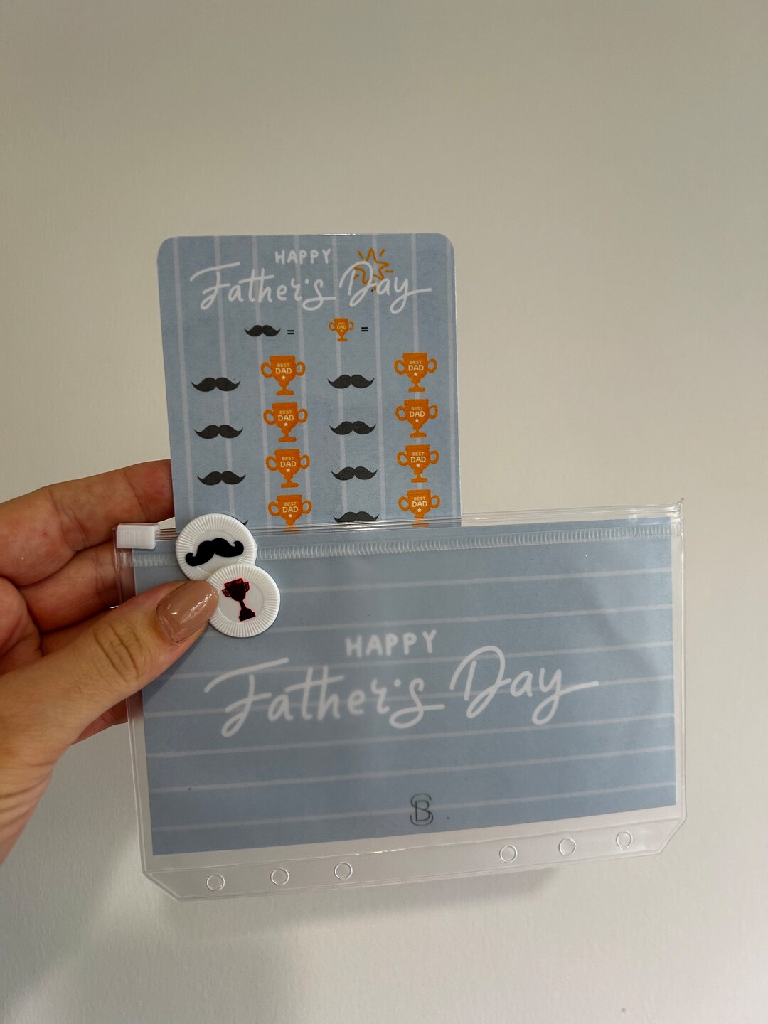 Fathers Day Flip Savings Challenge Cash Stuffing - Etsy