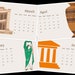2024 Roman Minimalist Calendar Printable Sunday Start - Etsy