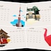 2024 Japanese Minimalist Calendar Printable Sunday Start Japanese Wall ...