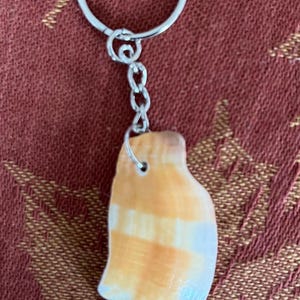 5 Seashell Keychains (wood and Rocks Too) - Etsy