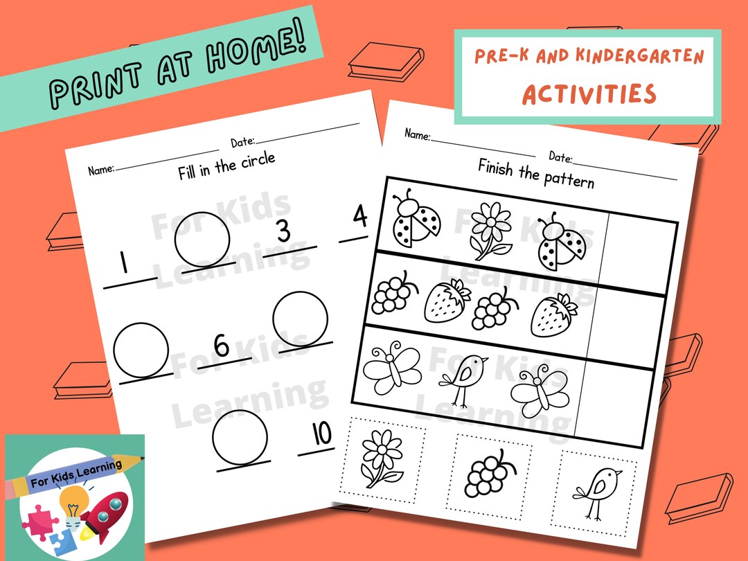 Educational, Fill the Number, I Spy, Finish the Pattern, Homeschool ...