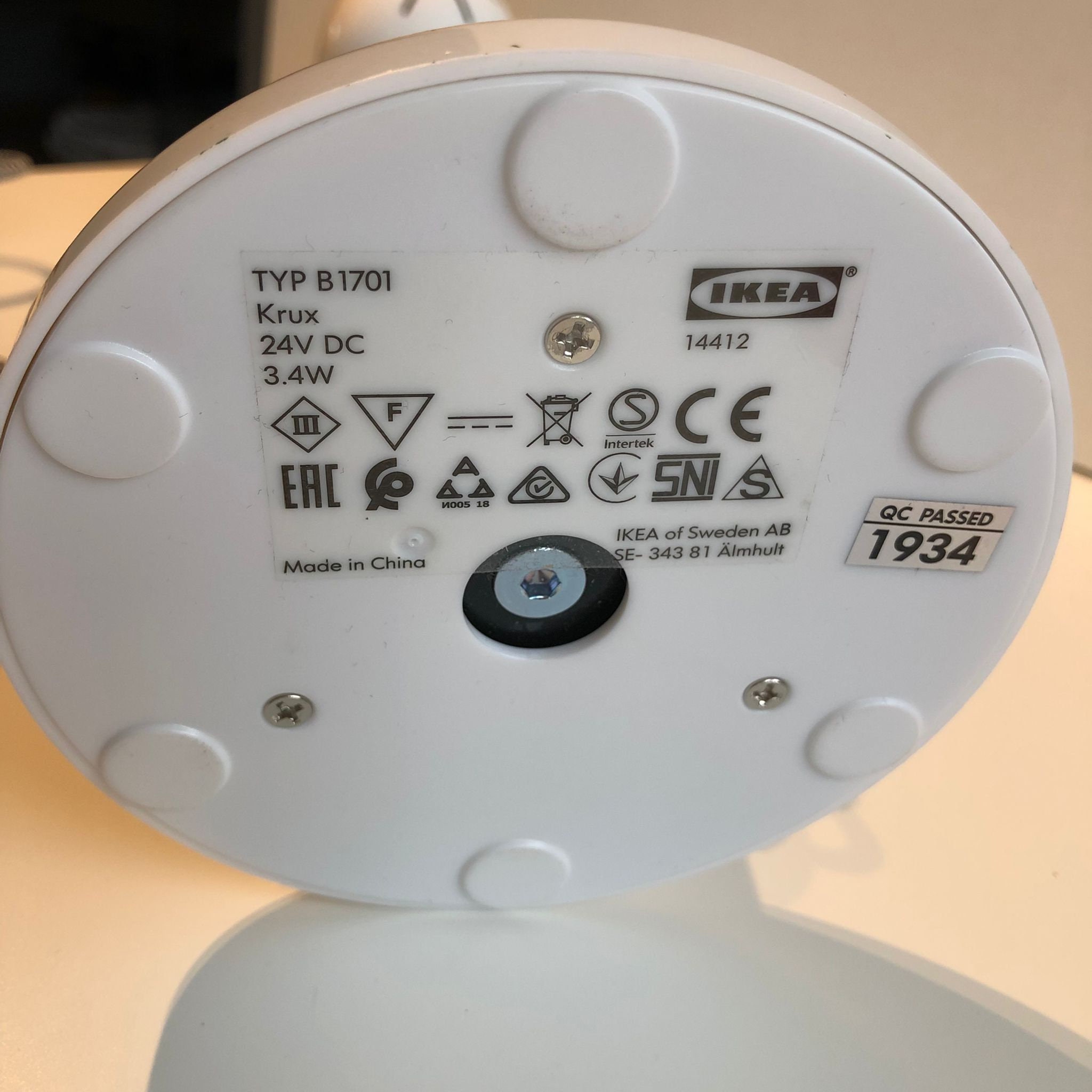 Vintage IKEA White Giraffe Lamp KRUX Designed by Monica Mulder - Etsy