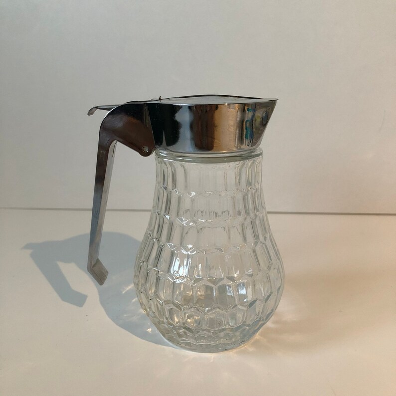 Vintage Stoha Glass Sugar Bowl Pot With Honeycomb Pattern - Etsy