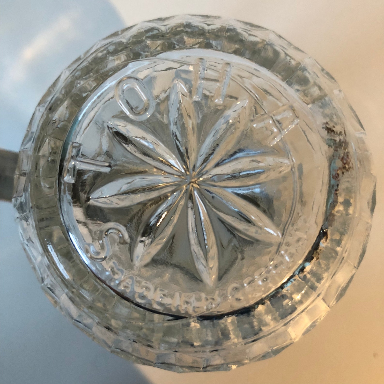 Vintage Stoha Glass Sugar Bowl Pot With Honeycomb Pattern - Etsy