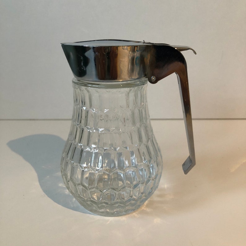 Vintage Stoha Glass Sugar Bowl Pot With Honeycomb Pattern - Etsy