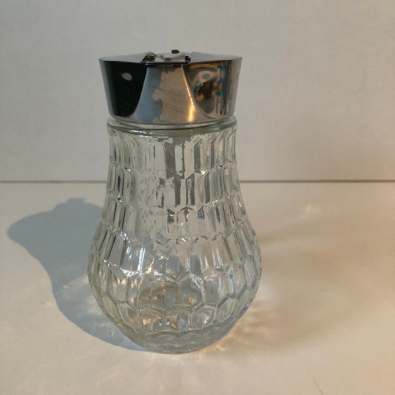 Vintage Stoha Glass Sugar Bowl Pot With Honeycomb Pattern - Etsy
