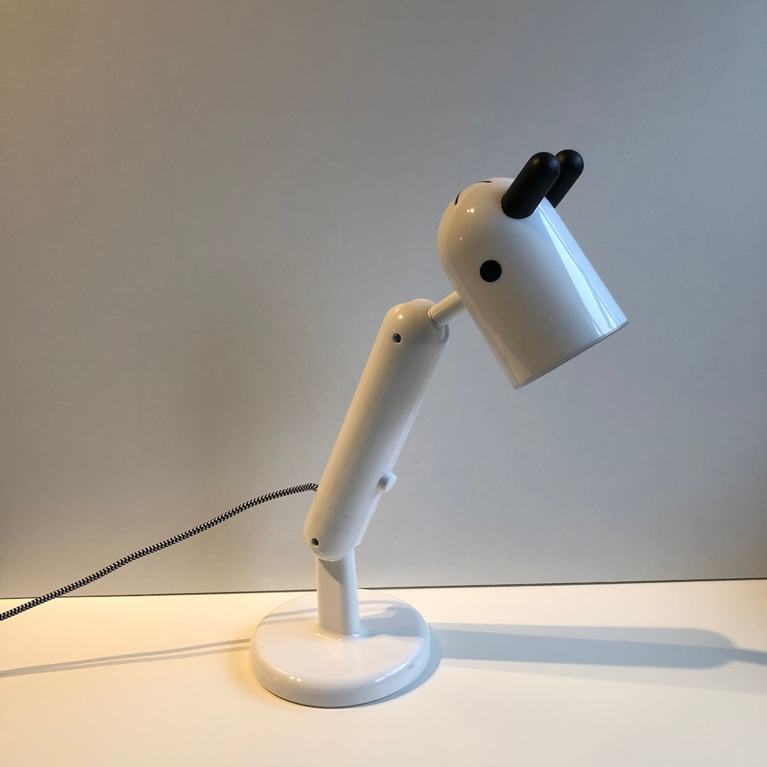 Vintage IKEA White Giraffe Lamp KRUX Designed by Monica Mulder - Desk ...