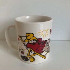 Set of 4 Vintage Paddington Bear Season Mugs Spring, Summer, Autumn and ...