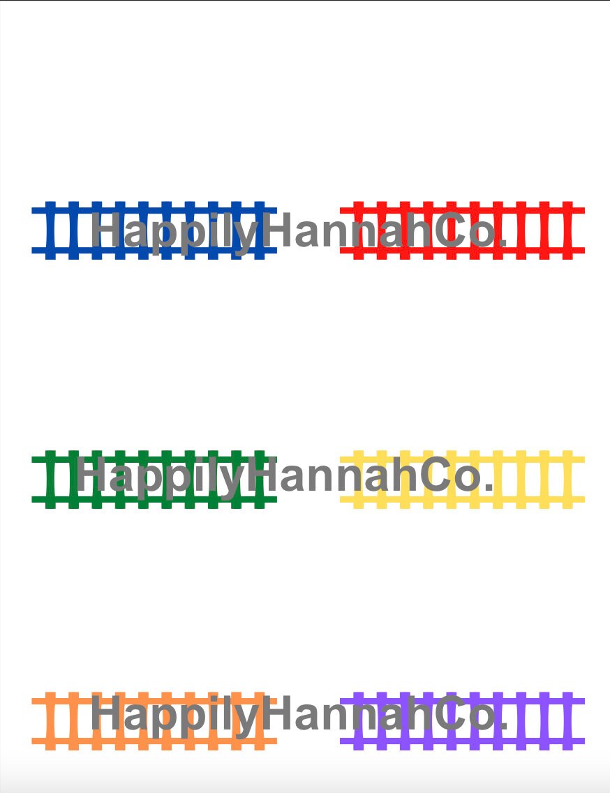 Train Color Matching Game for Toddlers, Preschoolers, and ...