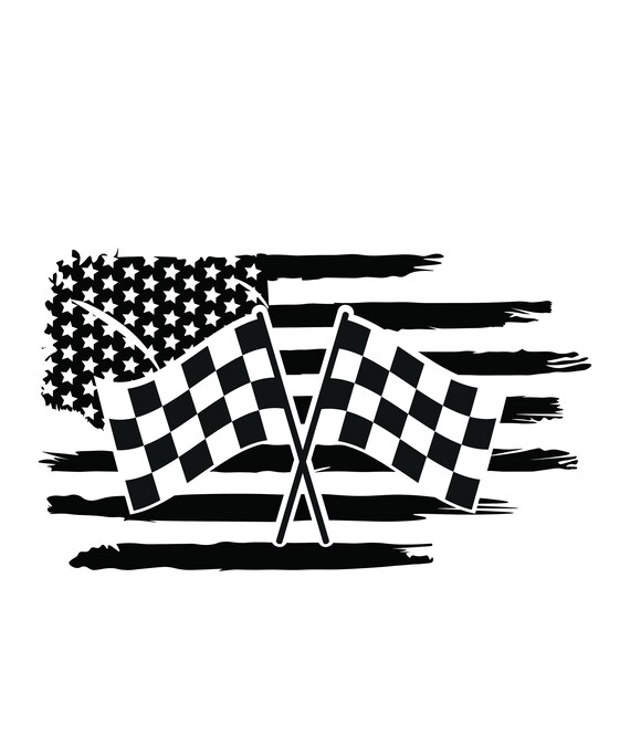 Racing Flag PNG JPG Digital Download | Etsy